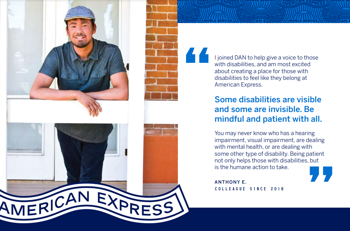 Disability Awareness Employee Network at Amex - VERCIDA